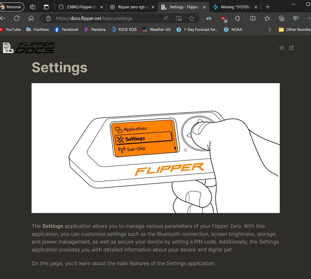Flipper Settings Menu Missing? - Flipper Forum